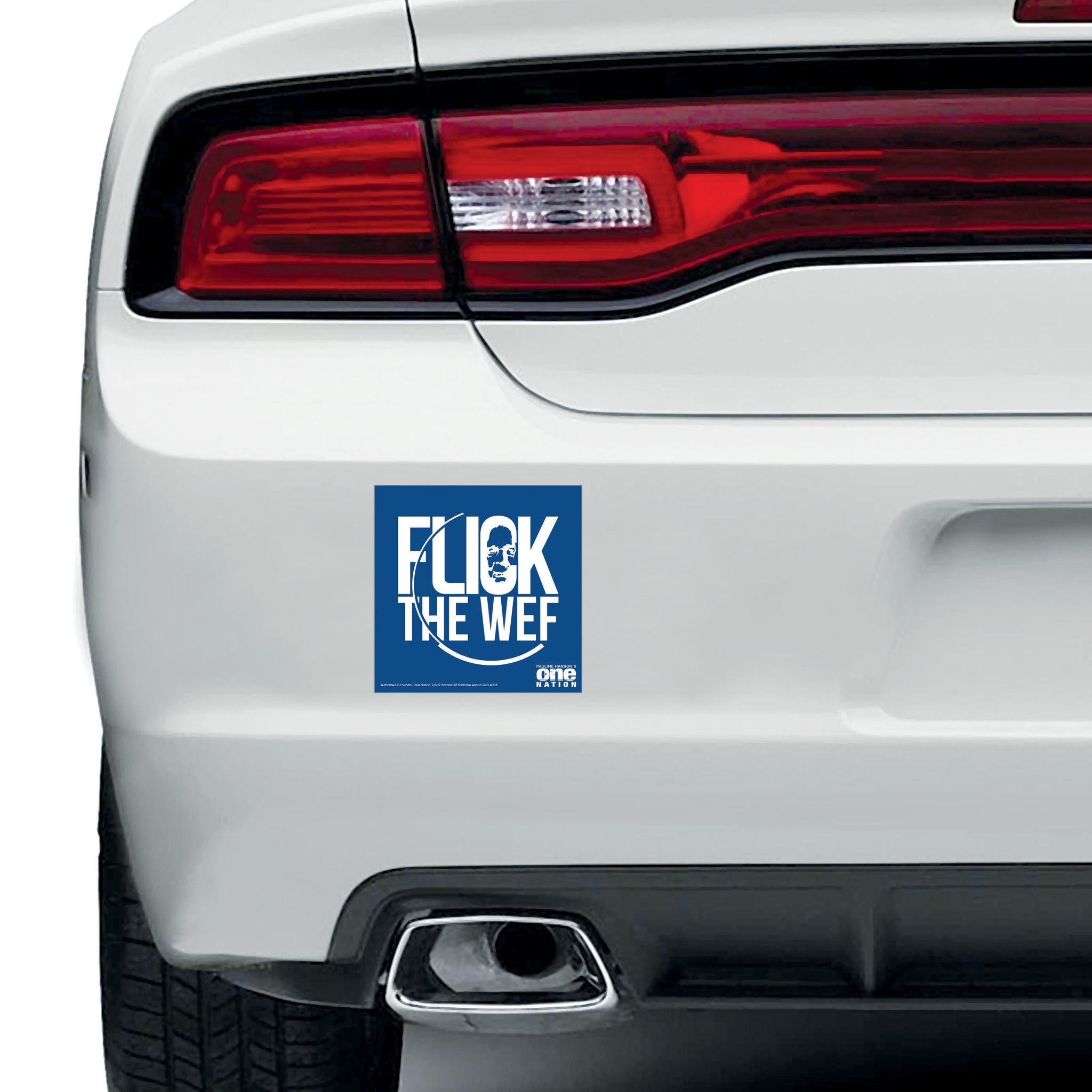 Official Flick The WEF Bumper Sticker